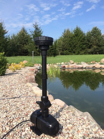 AQUA NOVA Duża Pompa z fontanną 10000L/h NCM-10000 do oczka wodnego Sklep Akwarystyczny.EU